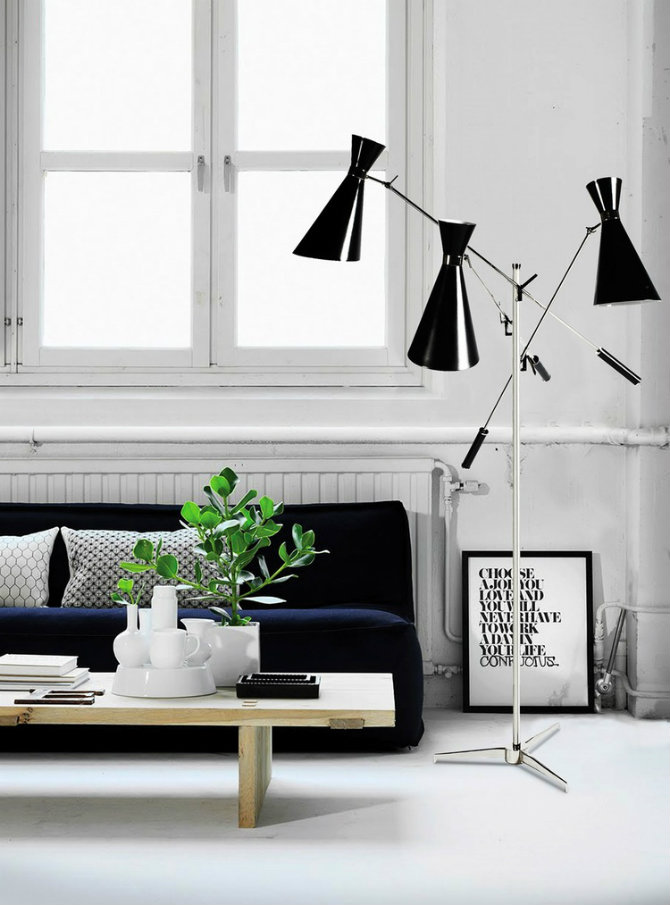 Standing lamps: living room & bedroom designs