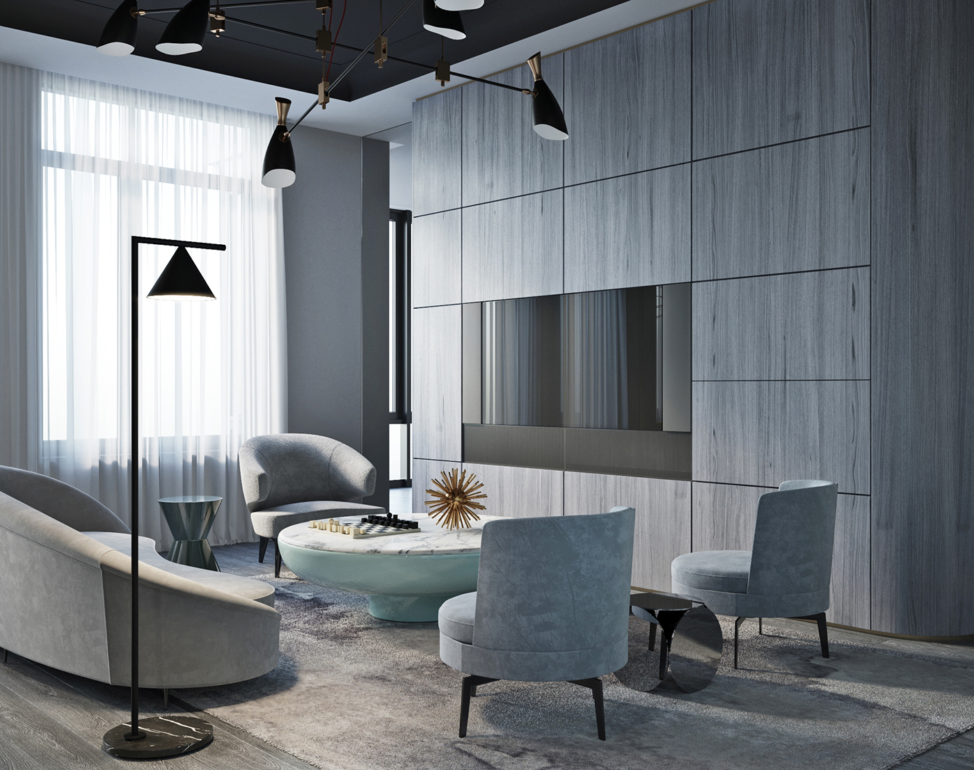 Shades Of Gray: Modern Interior Design In Moscow!