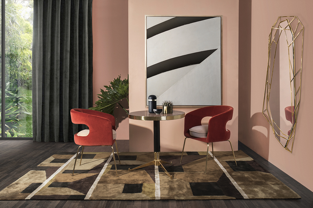 Get The Perfect Modern Dining Room Decor With This Floor-Chair Combo!